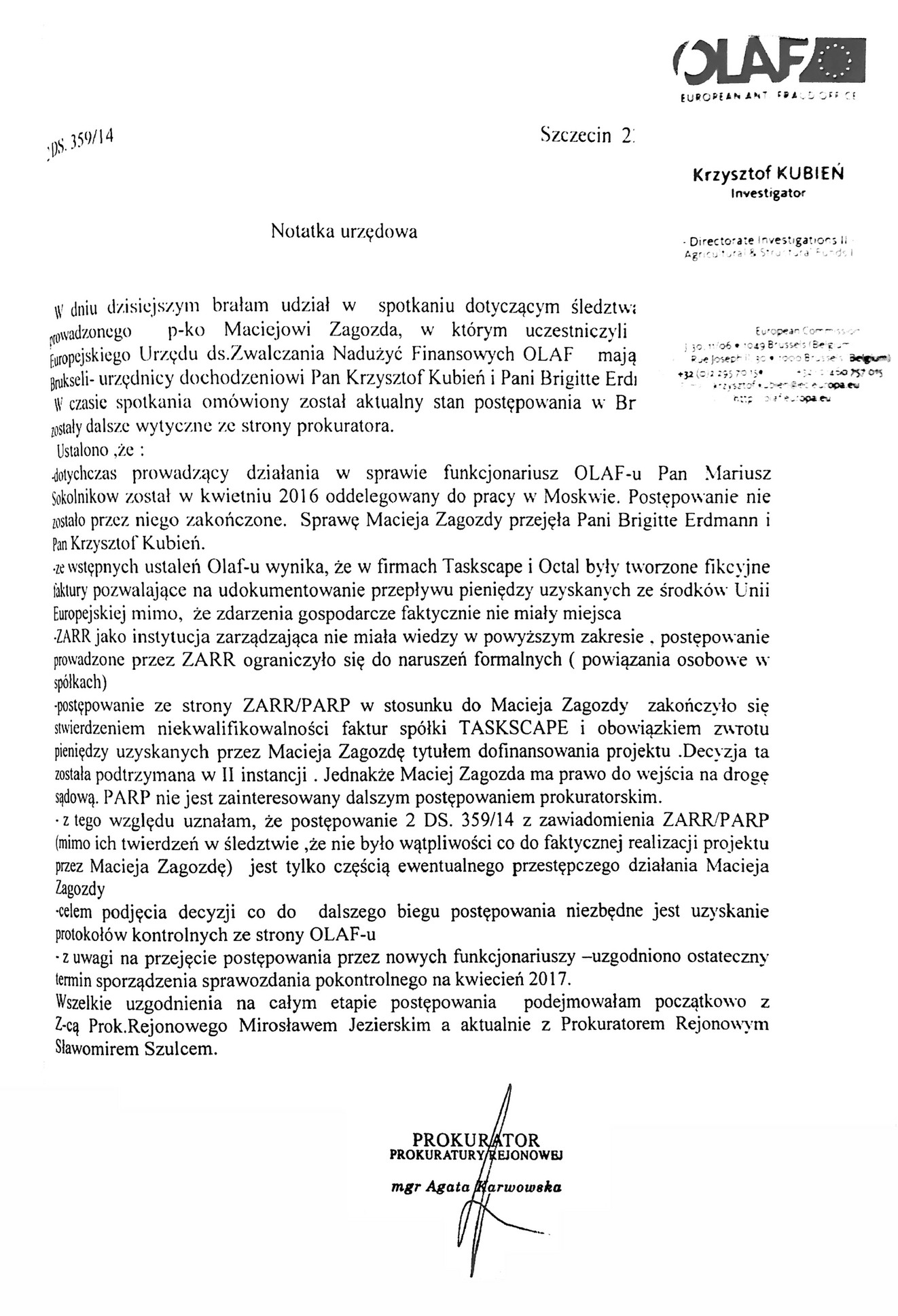 Taskscape Ltd - olaf-zarzuty - Strona 1 - Created with Publitas.com
