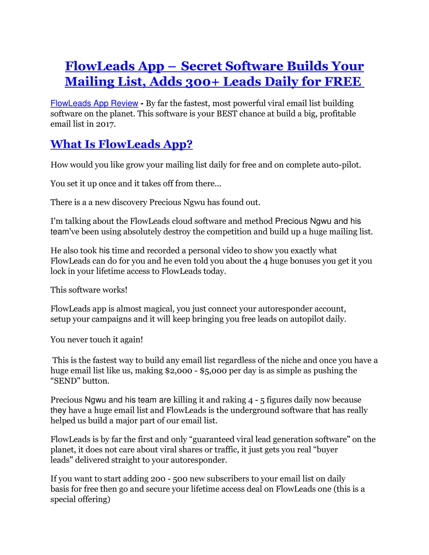 HHHF - FlowLeads App review - FlowLeads App (MEGA) $23,800 bonuses ...