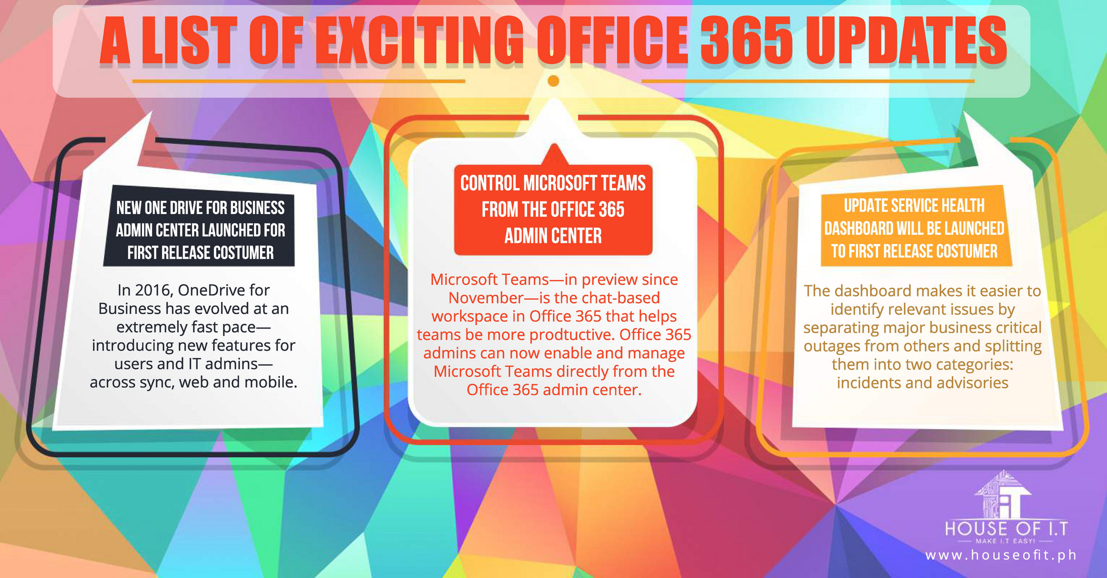 House of IT - A List of Exciting Office 365 Updates – House of I.T ...