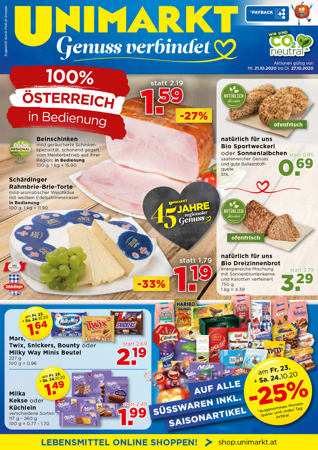 My publications - unimarkt1020 - Seite 1 - Created with Publitas.com