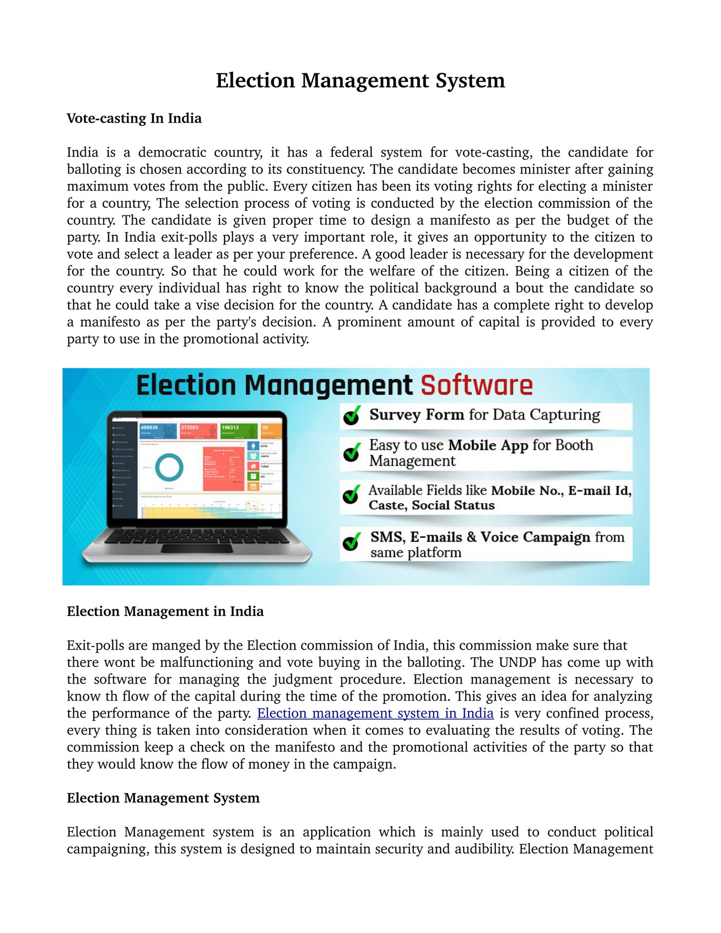 My publications - Election Management Software System - Page 1 ... My publications - Election Management Software System - Page 1 ...