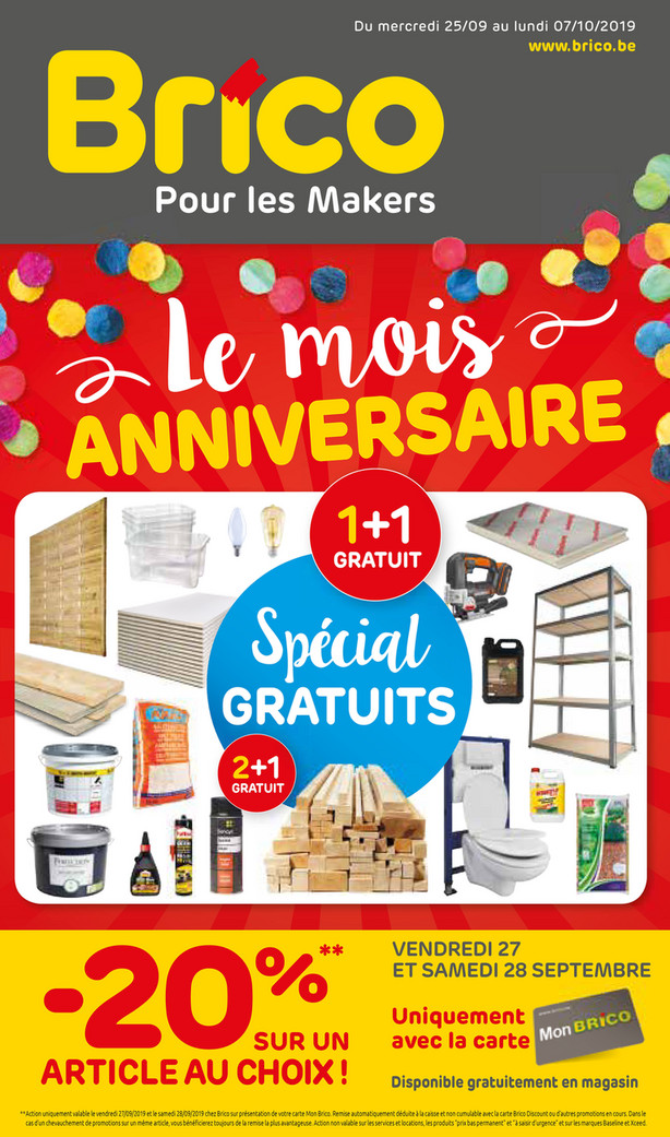 Folder Brico&BricoPlanit - Promotions de la semaine 39