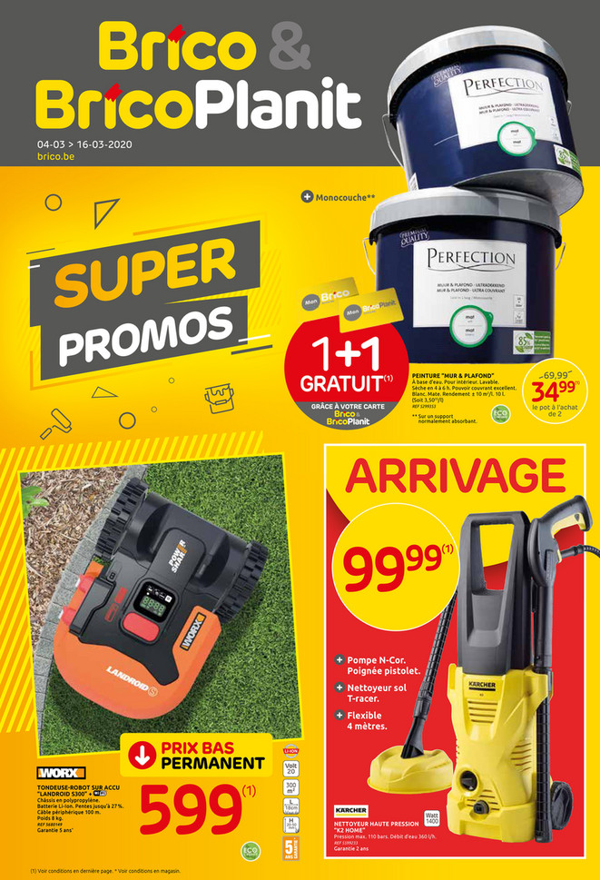 Folder Brico&BricoPlanit - Promotions de la semaine 10