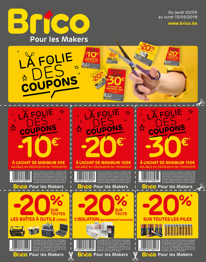 Folder Brico&BricoPlanit - Promotions de la semaine 18b