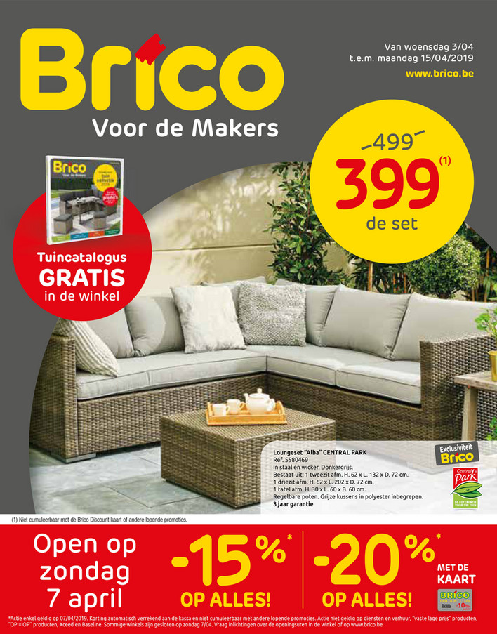 Folder Brico&BricoPlanit van 02/04/2019 tot 14/04/2019 - Promoties van ...