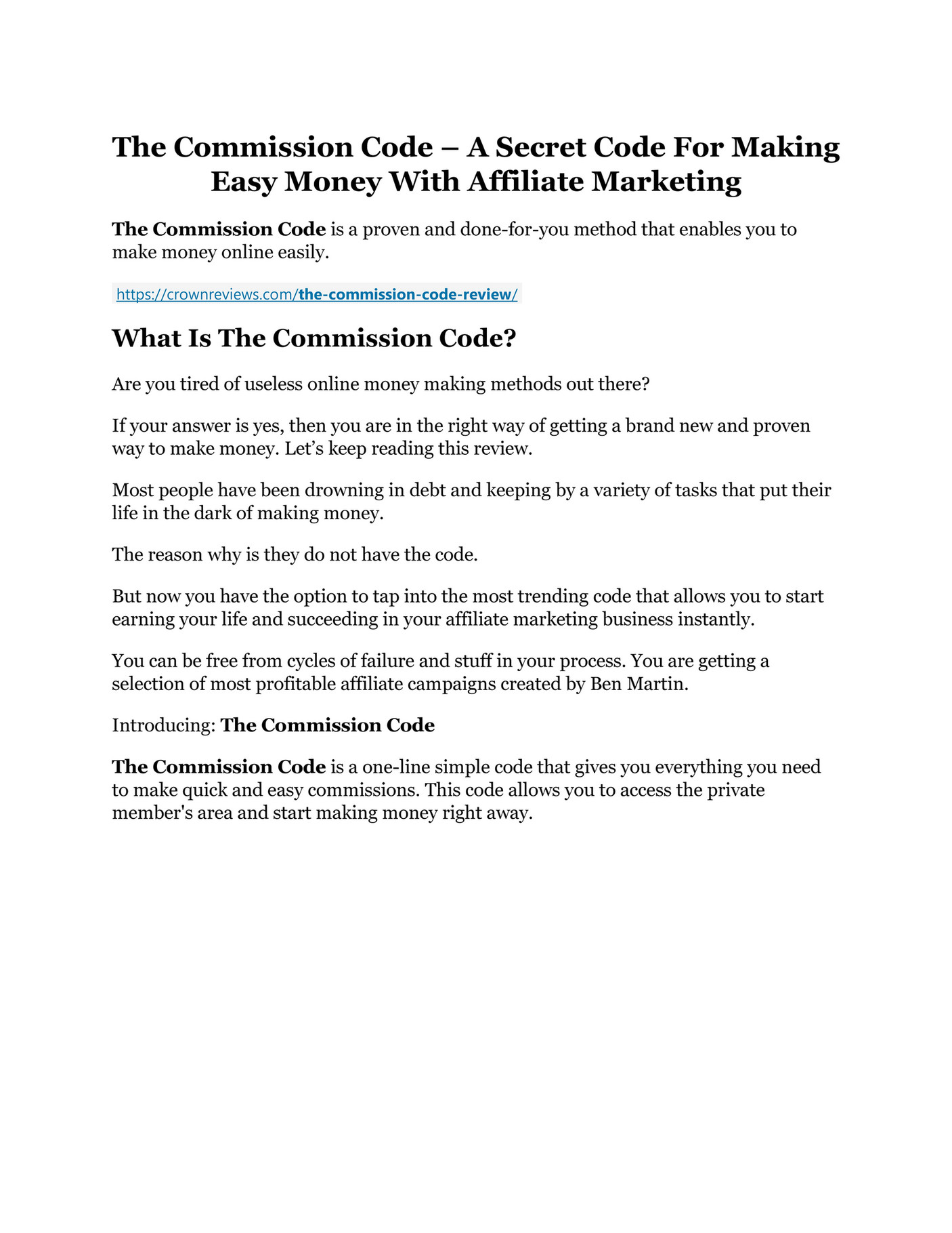 My publications - The Commission Code Review - Page 1 - Created with ...