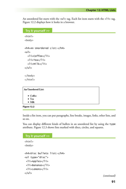 Citrus Fashions - [Wiley] - Learn HTML and CSS - [w3Schools] - Page 98 ...