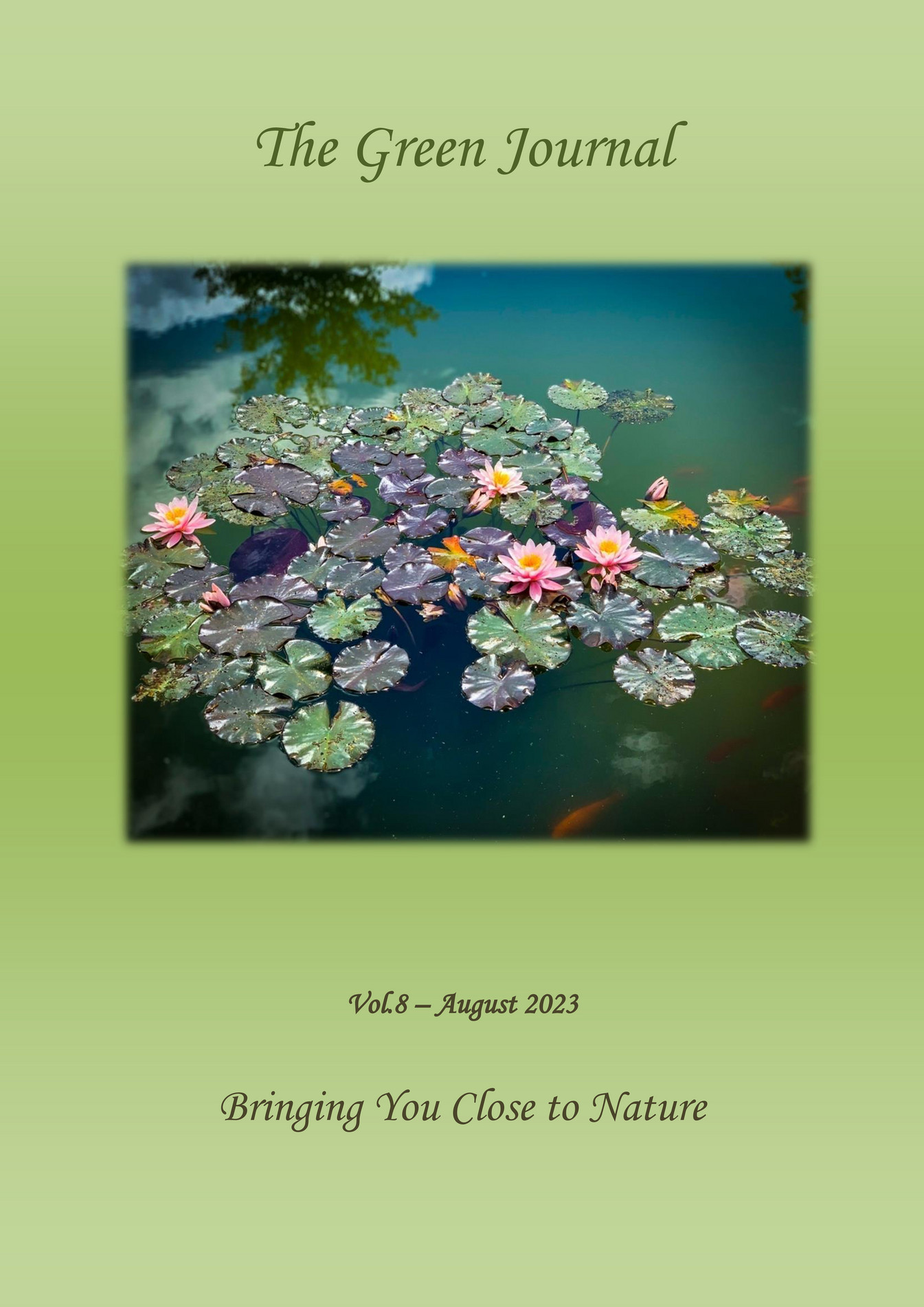 The Green Journal Vol. 8 Aug 2023 - Page 1 - Created with Publitas.com