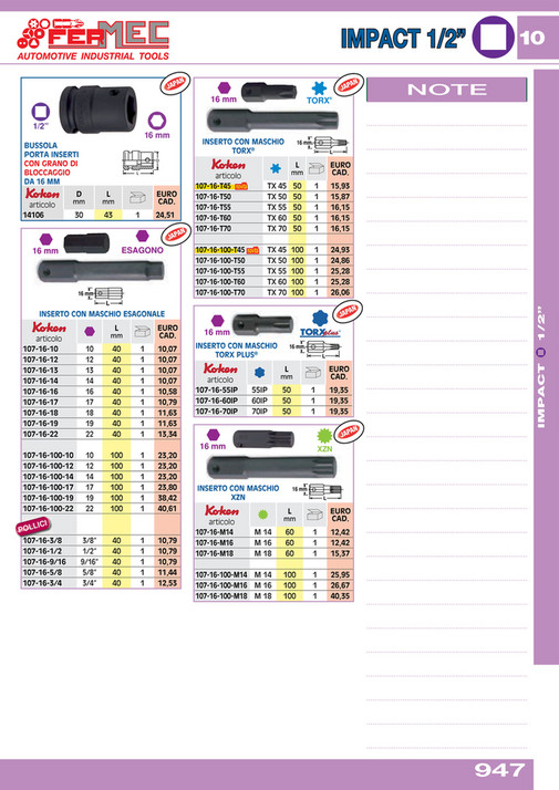 Fermec Catalogo Generale 2025/26 - Pagina 944-945