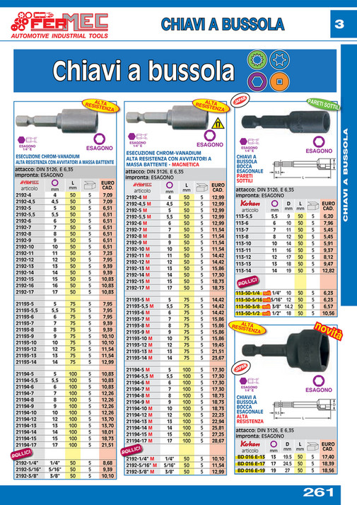 Fermec Catalogo Generale 2025/26 - Pagina 260-261
