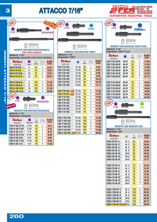 Fermec Catalogo Generale 2025/26 - Pagina 260-261