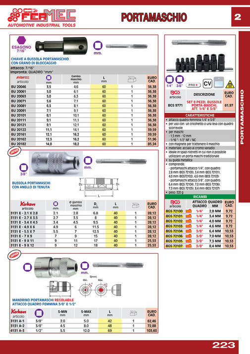 Fermec Catalogo Generale 2025/26 - Pagina 222-223