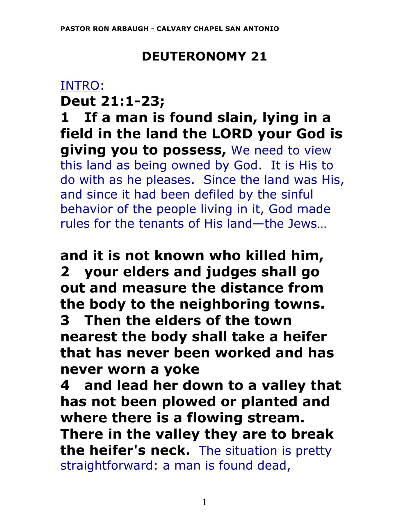 Calvary Chapel Of San Antonio Deut21 Page 2 Created With Publitas