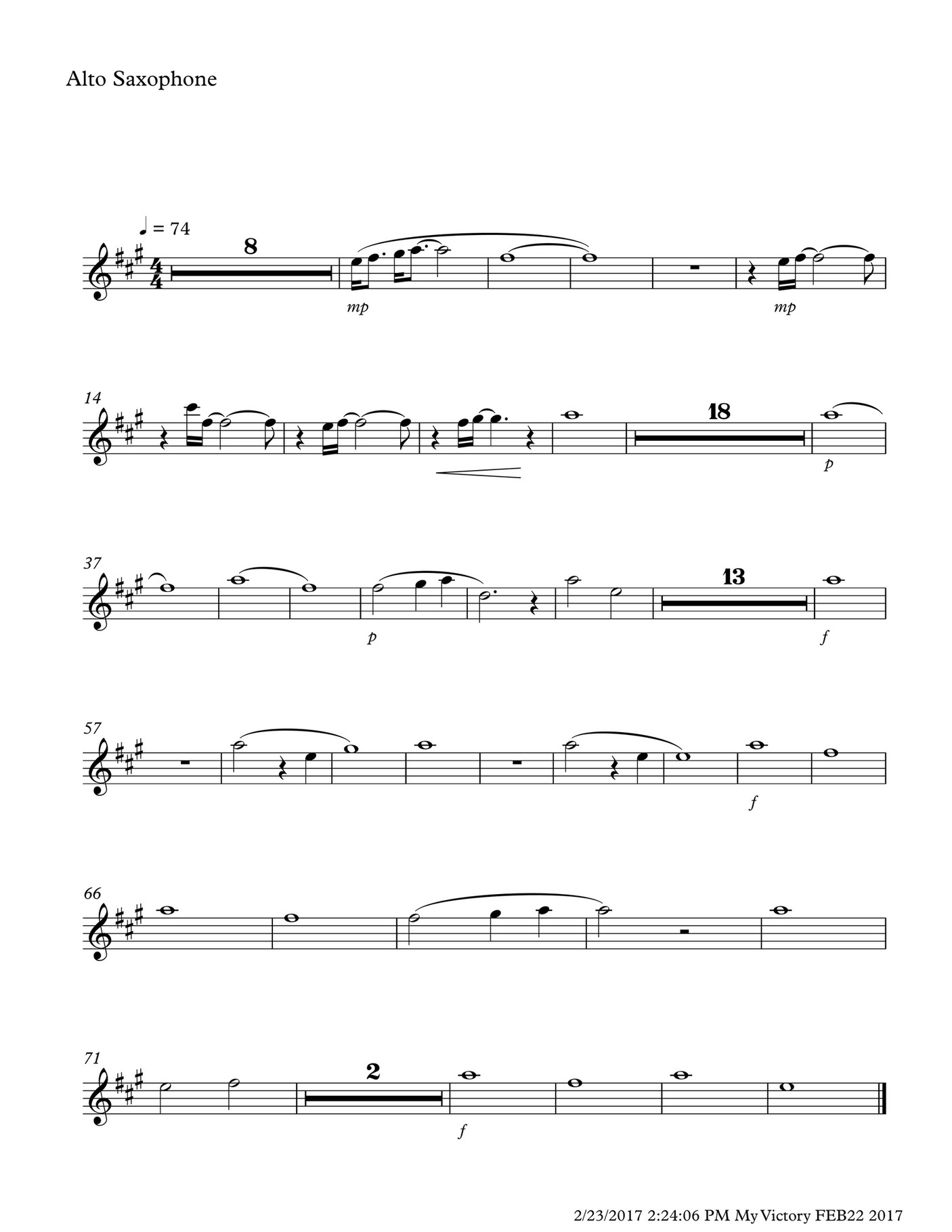 Calvary Chapel of San Antonio - OrchestraMy Victory FEB22 2017 - Alto ...