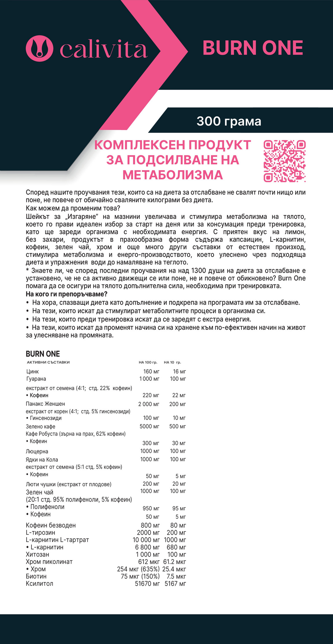 CaliVita Bulgaria - BURN ONE - Страница 1 - Created with Publitas.com