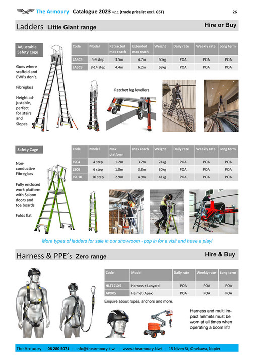 The Armoury (Access Hire) Catalogue - Page 26-27 - Created with Publitas.com