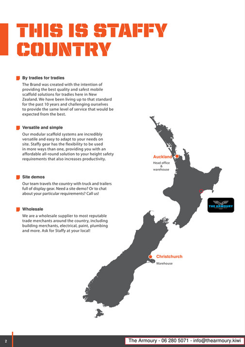 TheArmoury - Staffy Product Catalogue Edition 2 - Page 2-3 - Created with Publitas.com