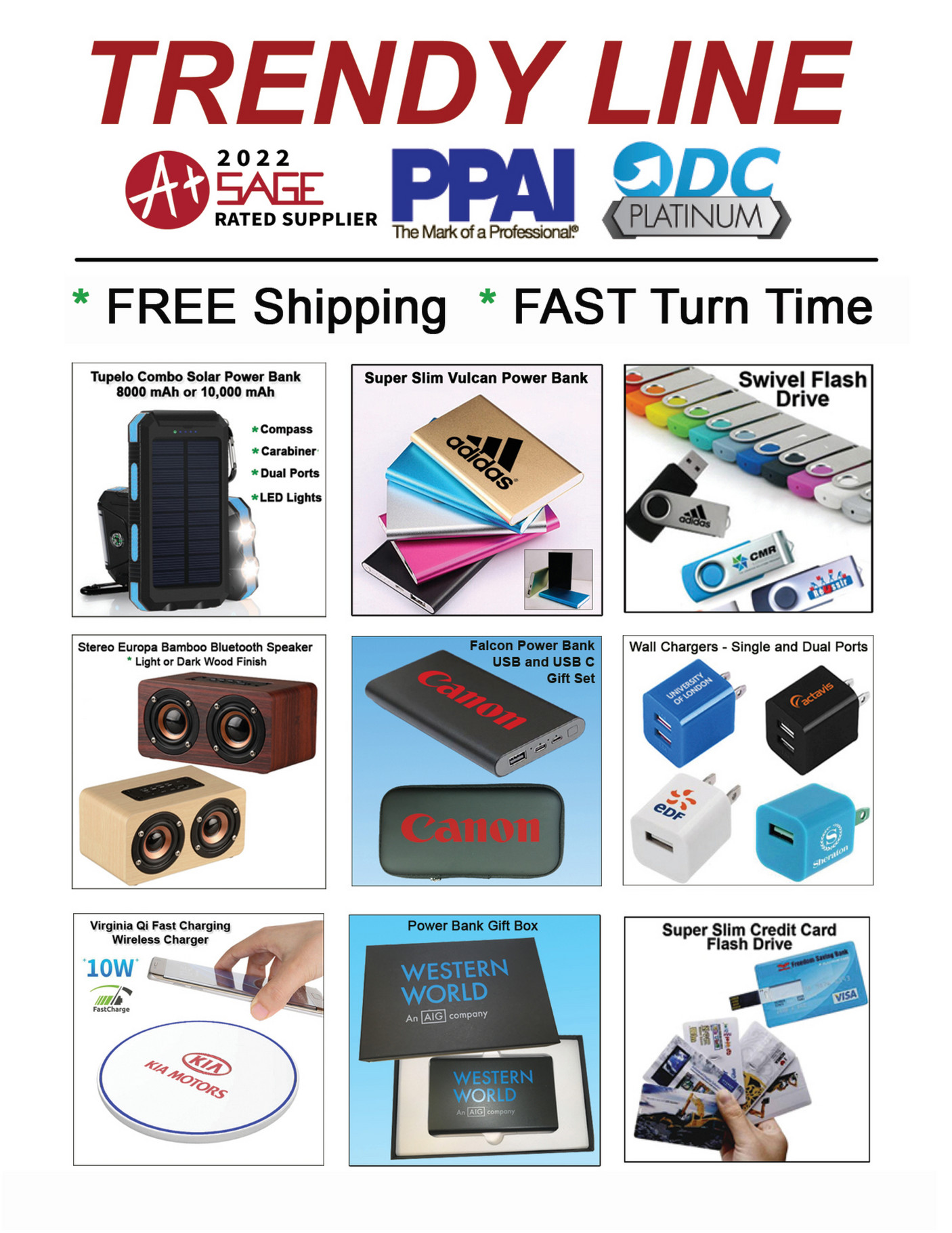 Technology Products For Promotion Catalog Trendy Line - Page 170-171