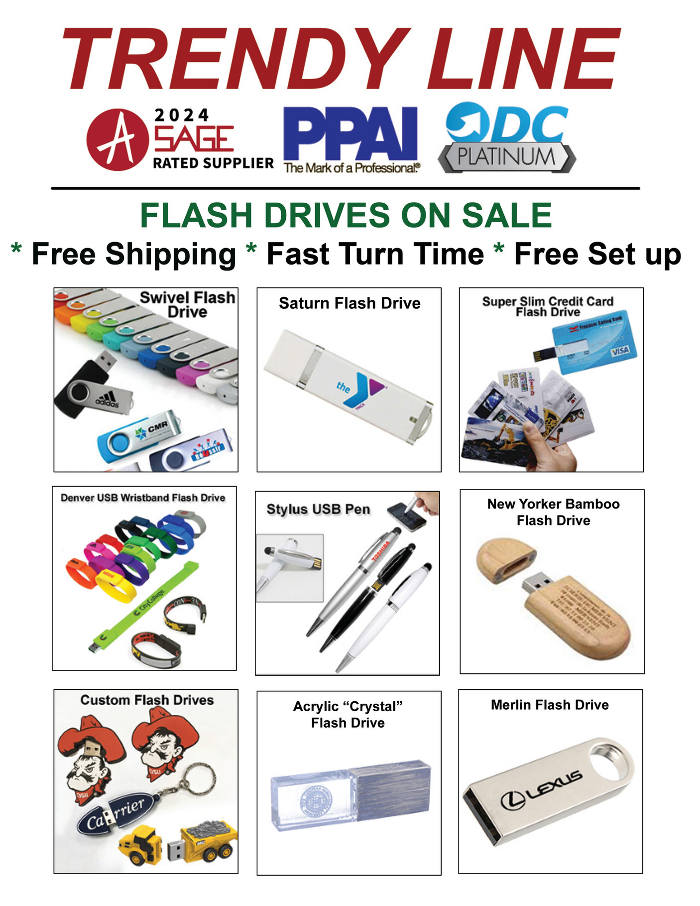 Flash Drives Free Shipping Catalog - Fast Turn TIme - Page 1