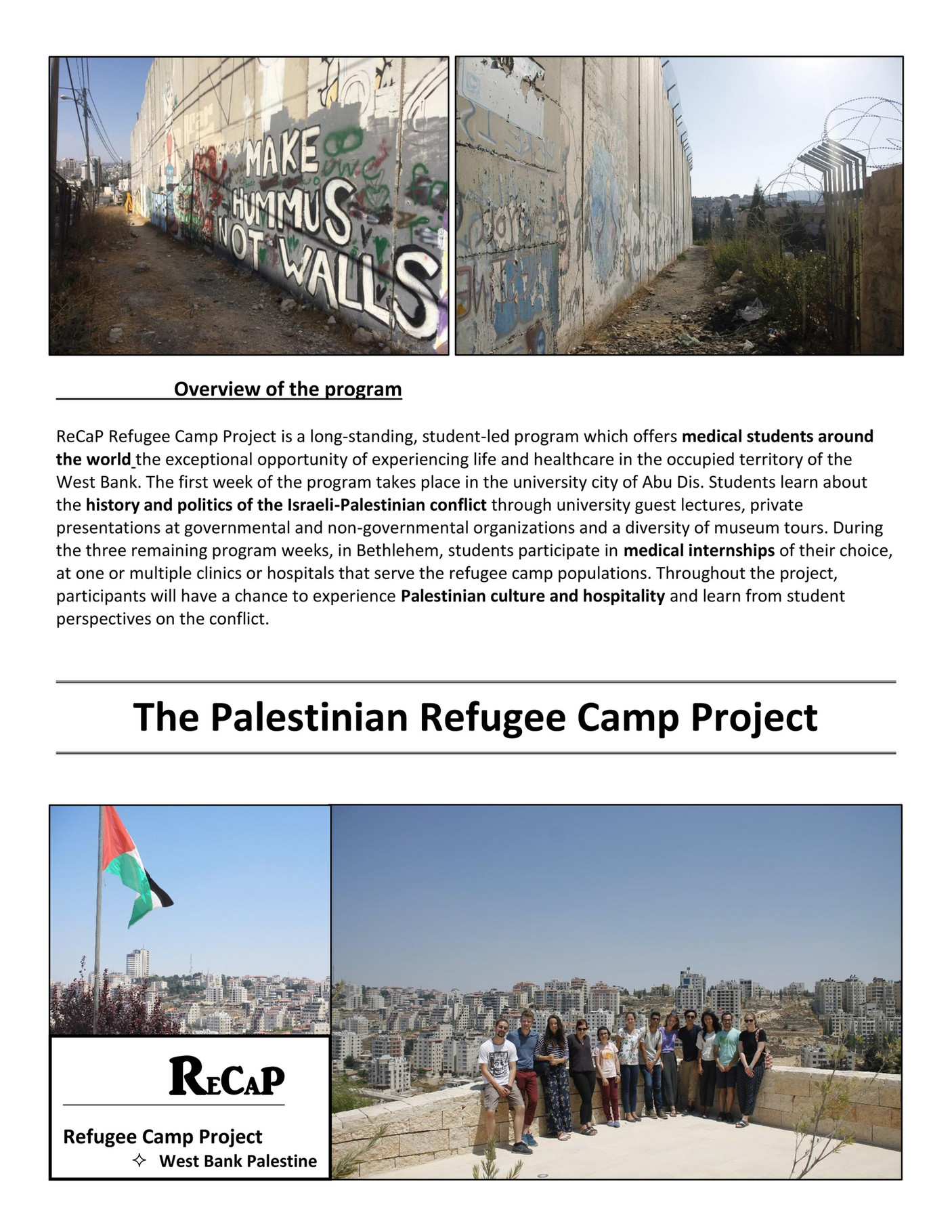 RECAP Refugee Camp Project 2016 - Page 1 - Created with Publitas.com