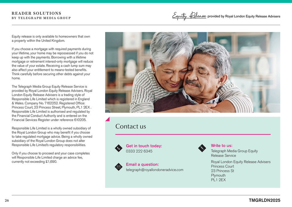 Telegraph Media Group Equity Release Guide - Download Now - Page 24