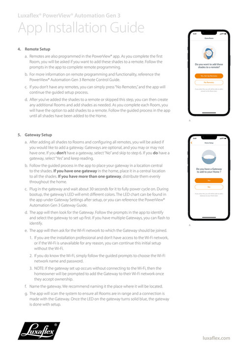 Luxaflex UK - Luxaflex PowerView Automation - Installation Guide - Page 3