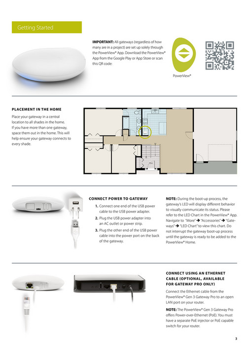Luxaflex UK - Luxaflex PowerView Automation - Gateway Guide - Page 3
