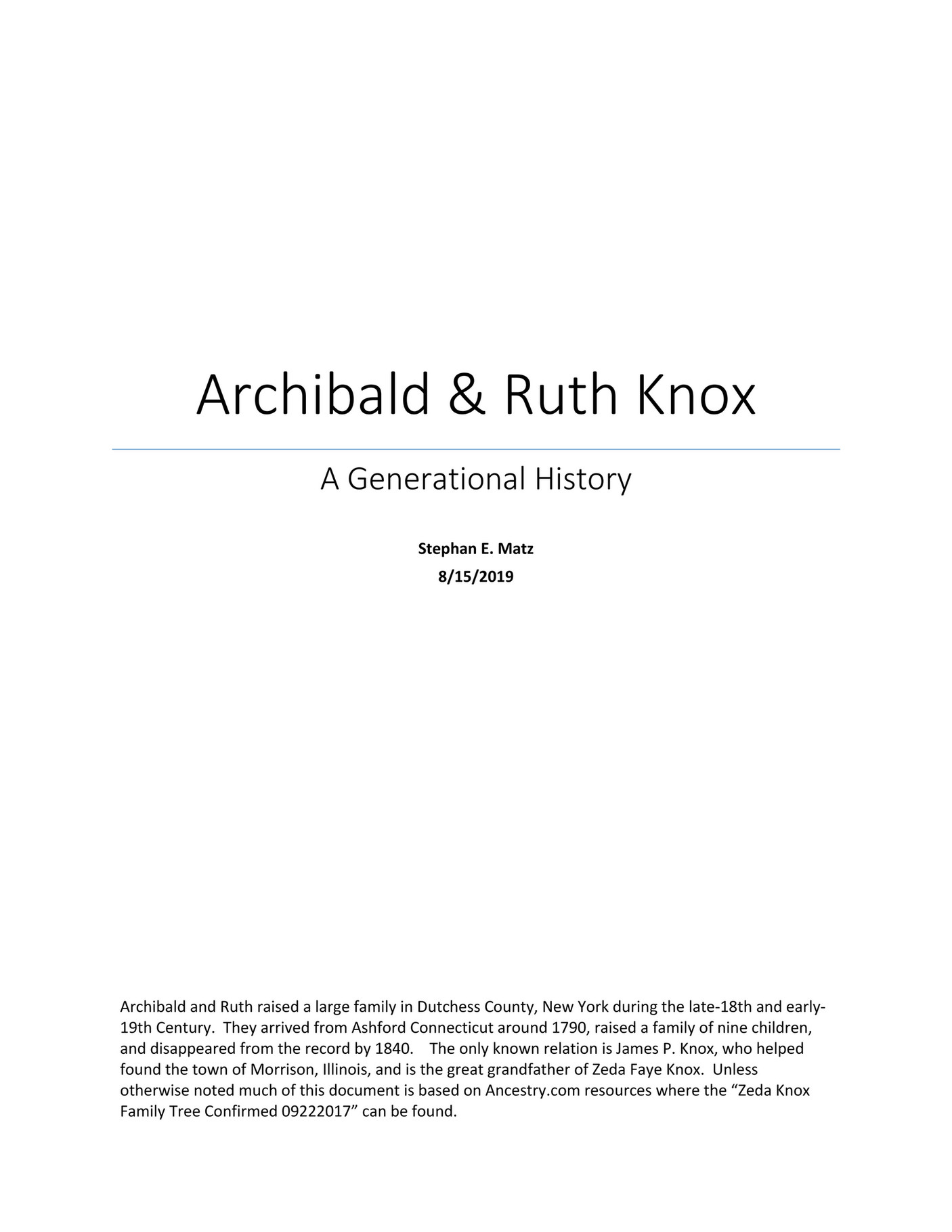 My publications - Archibald and Ruth Knox - Page 1 - Created with ...