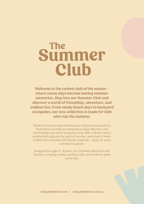 ANON STUDIOS - PRETTY BRAVE SS2526 The Summer Club Lookbook - Page 2-3 ...