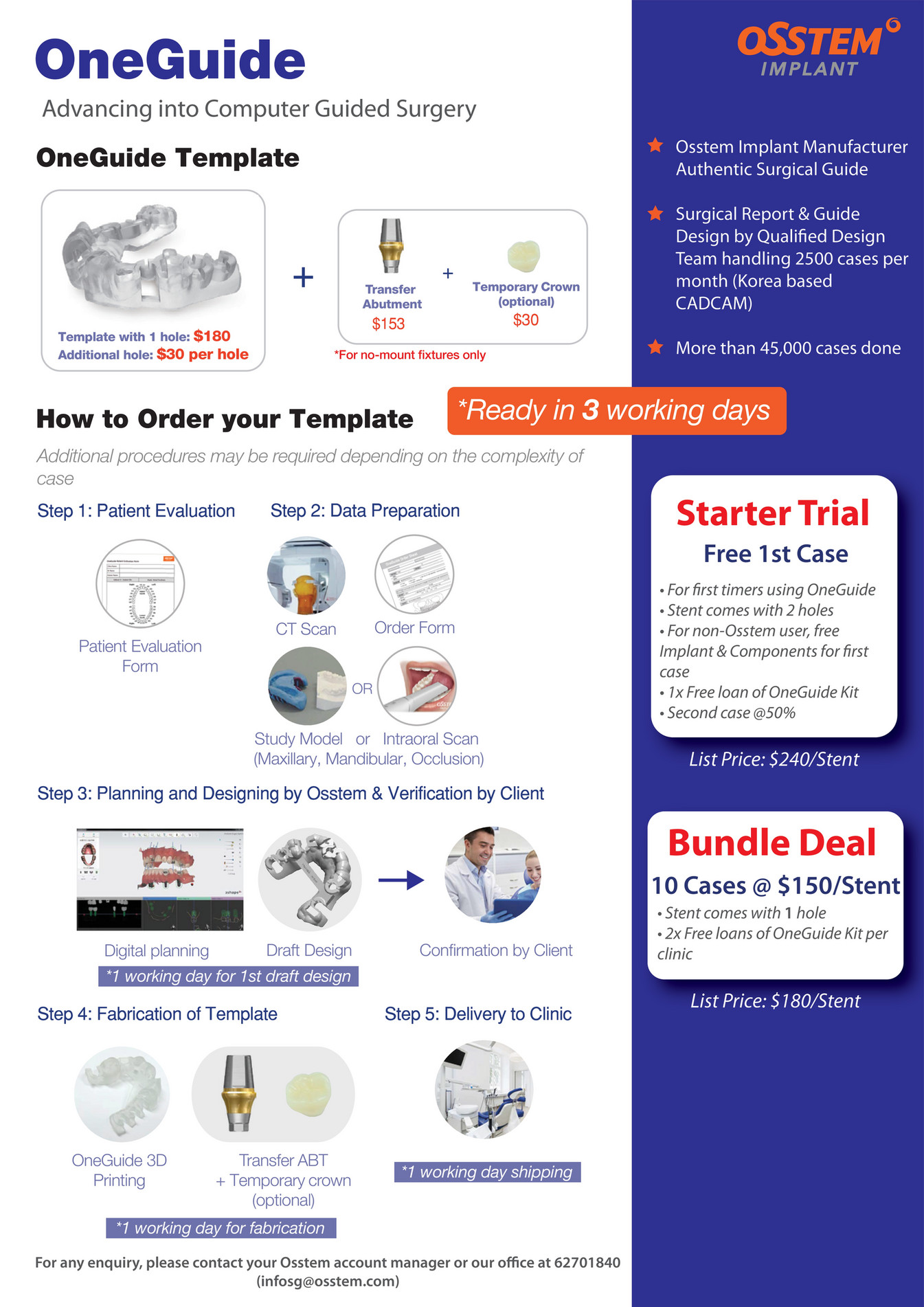 Osstem Singapore - OneGuide Full Promotion Leaflet - Page 1 - Created with Publitas.com