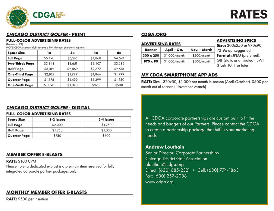 CDGA - 2025 CDGA Corporate Partner Overview - Page 14