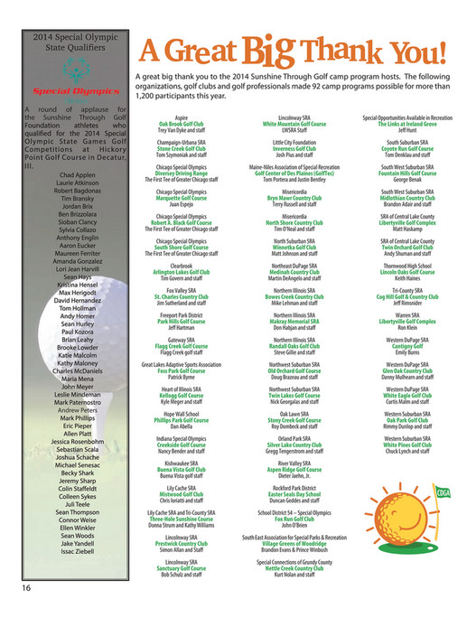 CDGA - Chicago District Golfer - November 2014 - Page 18-19