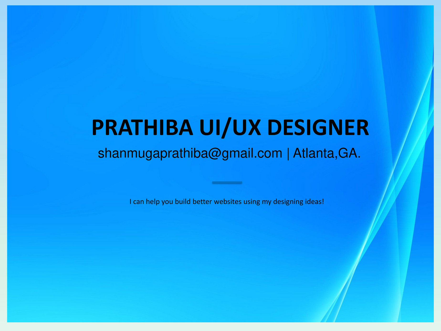 Prathibas Portfolio Prathibas Portfolio Page 1 Created With 