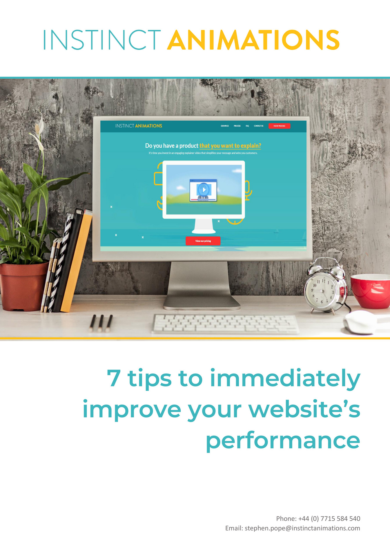 Instinct Animations - 7 tips to increase conversions - Page 3 - Created with Publitas.com