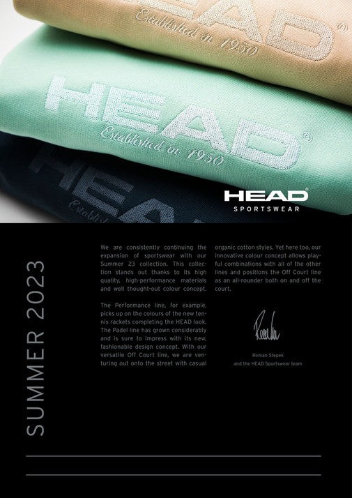 Asport - HEAD_SPORTSWEAR-2023 - Page 1 - Created with Publitas.com