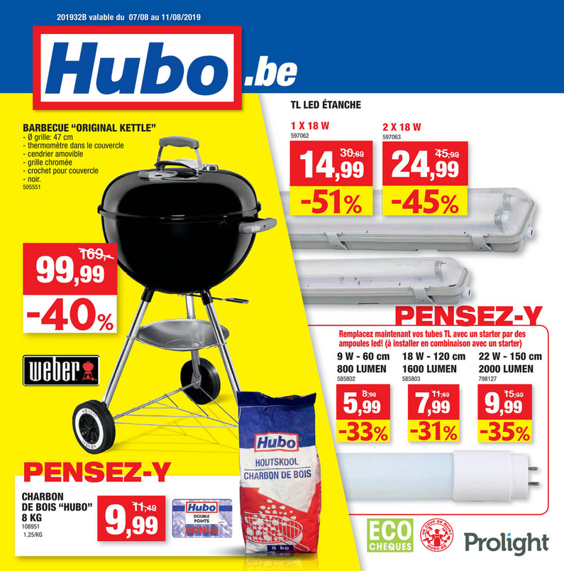 Folder Hubo - promotions de la semaine 32