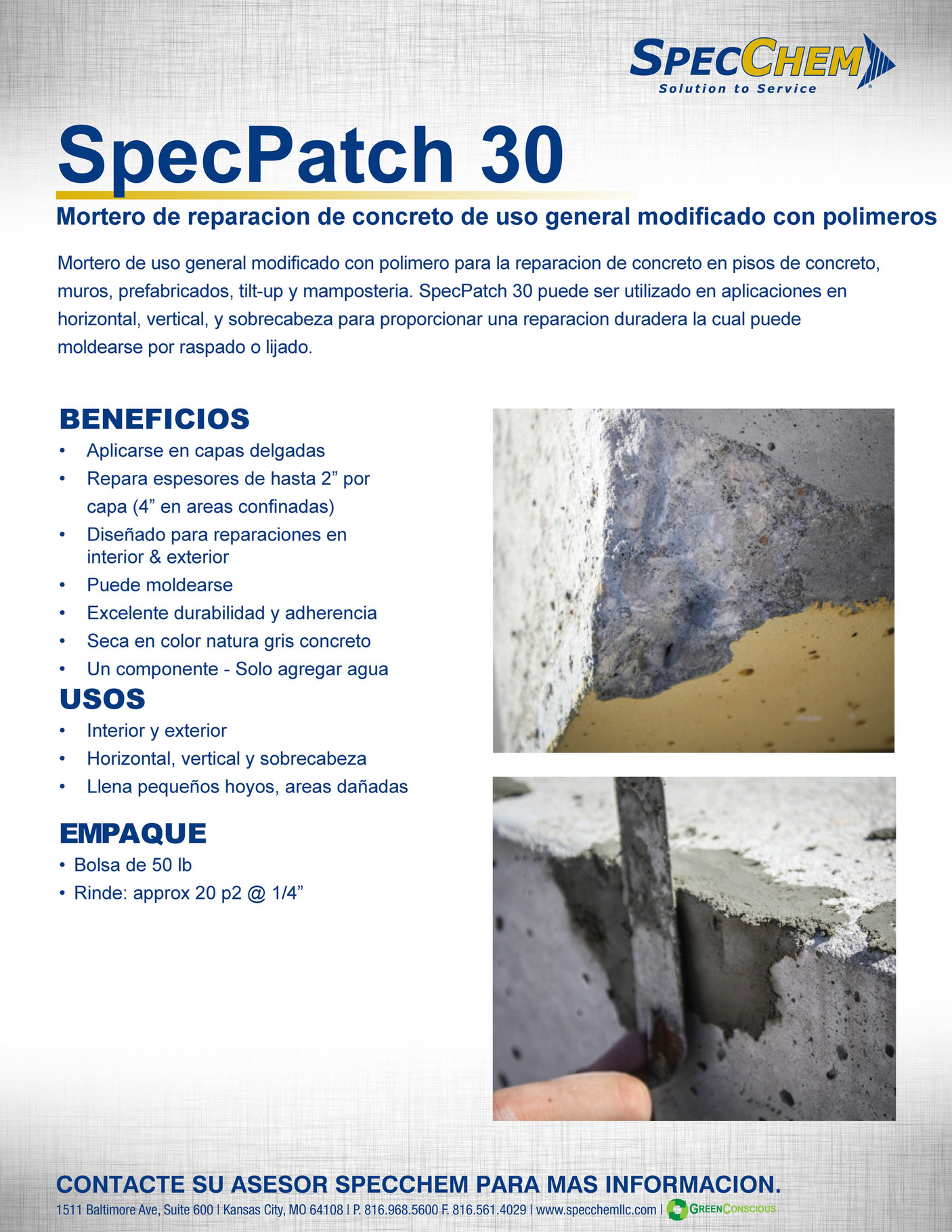 RB Construction Products - SpecPatch-30-NEW SP - Page 1 - Created with Publitas.com