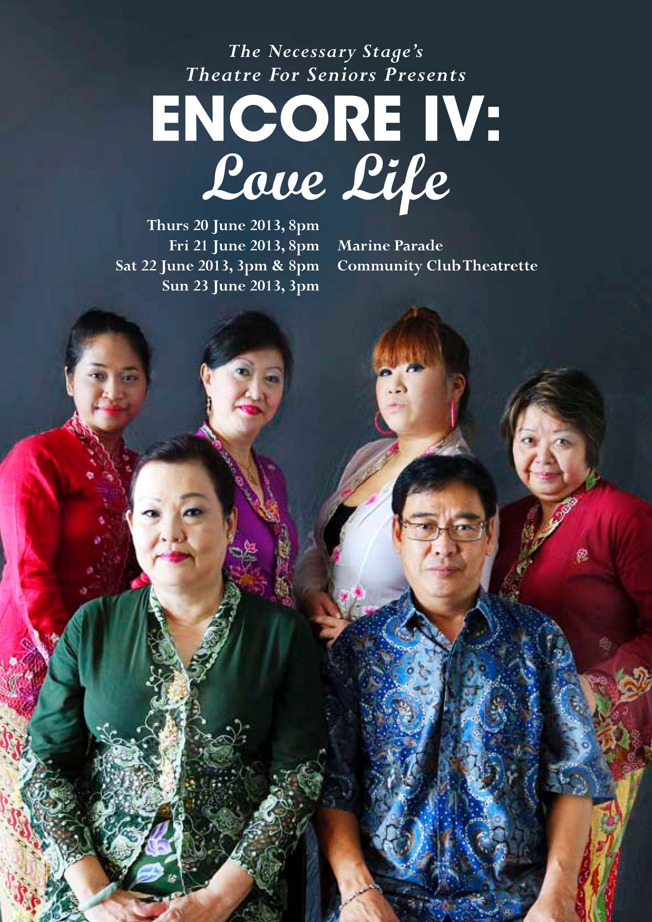 The Necessary Stage - 201306 - Encore IV: Love Life - Flyer - Page 1 ...