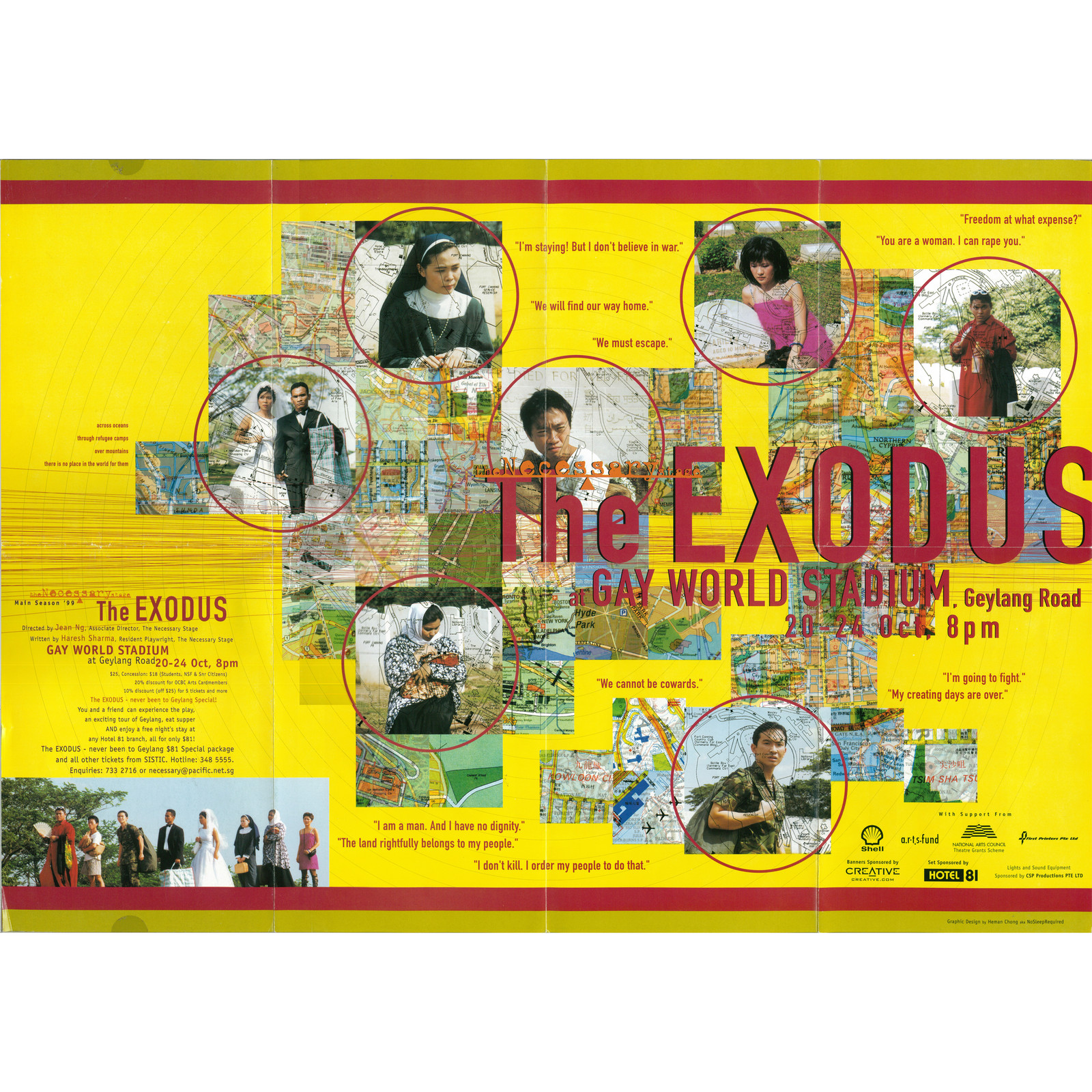 The Necessary Stage - 199912 - The Exodus - Flyer 2 - Page 1 - Created ...