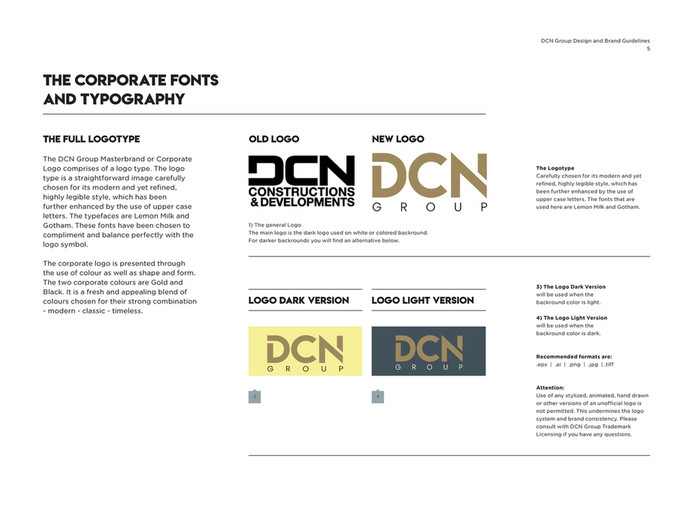 The Marketing Co - DCN Group Brand Guidelines - Page 4-5 - Created with ...