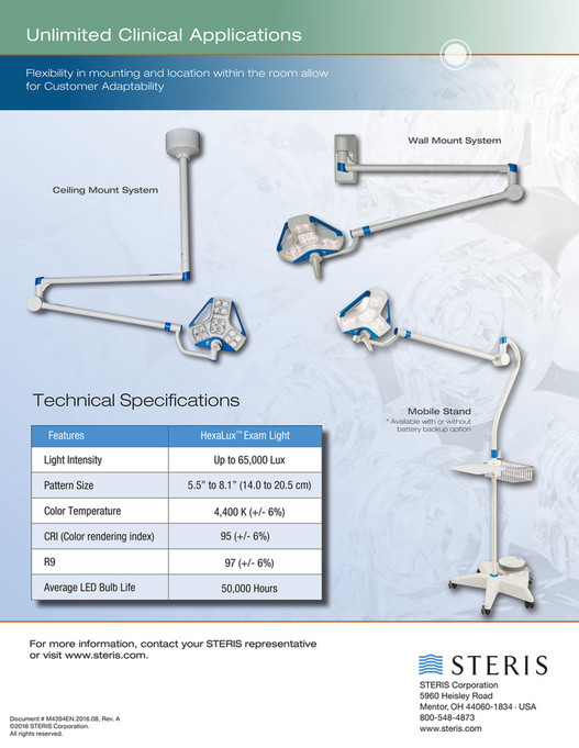 SafMed - SafMed - HEXALUX EXAM LIGHT BROCHURE - Page 4 - Created with ...
