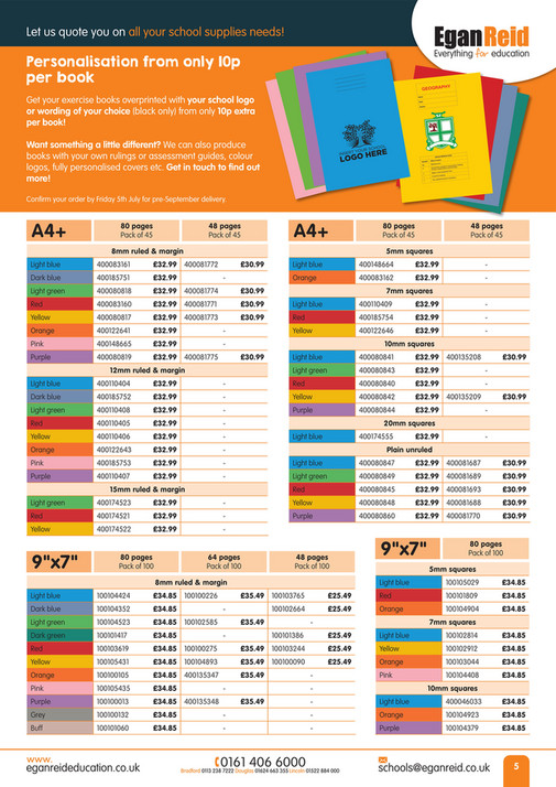 Egan Reid Education - Essentials for Education - Page 4-5 - Created with Publitas.com