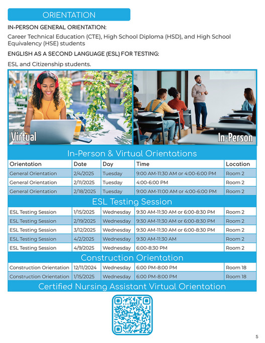 Napa Valley Adult School - Spring 2025 Catalog - Page 4-5 - Created with Publitas.com