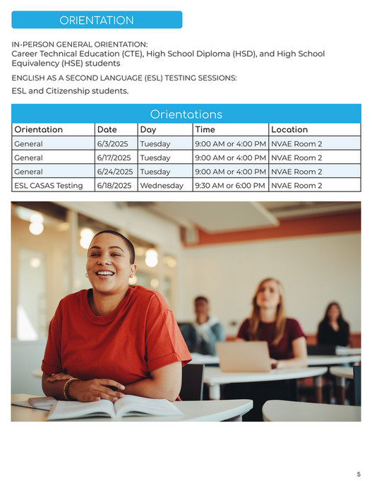 Napa Valley Adult School - Summer 2025 Catalog - Page 4-5 - Created with Publitas.com