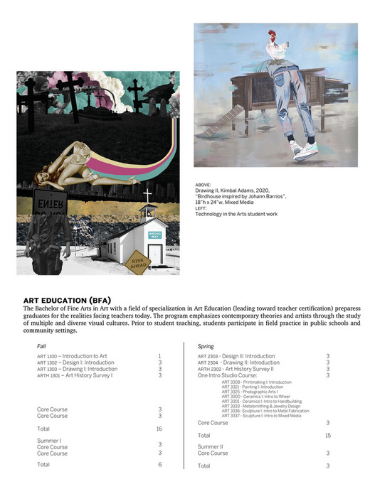 Texas Tech School of Art - 2021-Art-Foundations-Brochure - Page 4-5 ...