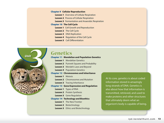 Kendall Hunt Publishing Company - ByDesign Biology Overview Brochure ...