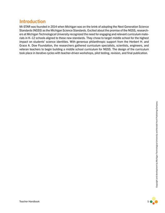 Kendall Hunt Publishing Company - Anchored Science by Mi-STAR Teacher ...