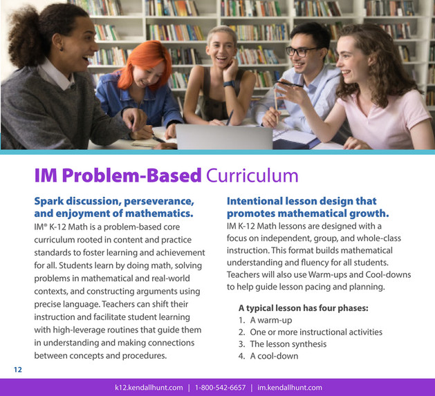 Kendall Hunt Publishing Company - Illustrative Mathematics Overview ...