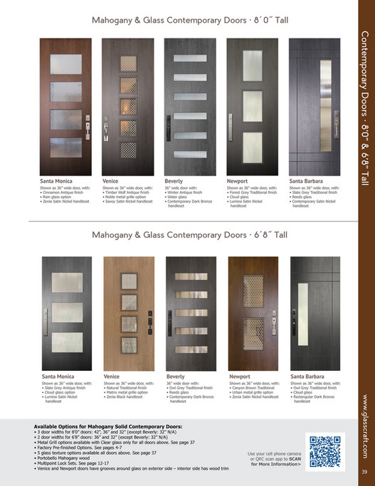 GlassCraft - WoodCraft Catalog - 2021 - Page 38-39