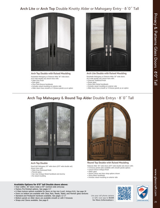 GlassCraft - WoodCraft Catalog - 2021 - Page 28-29